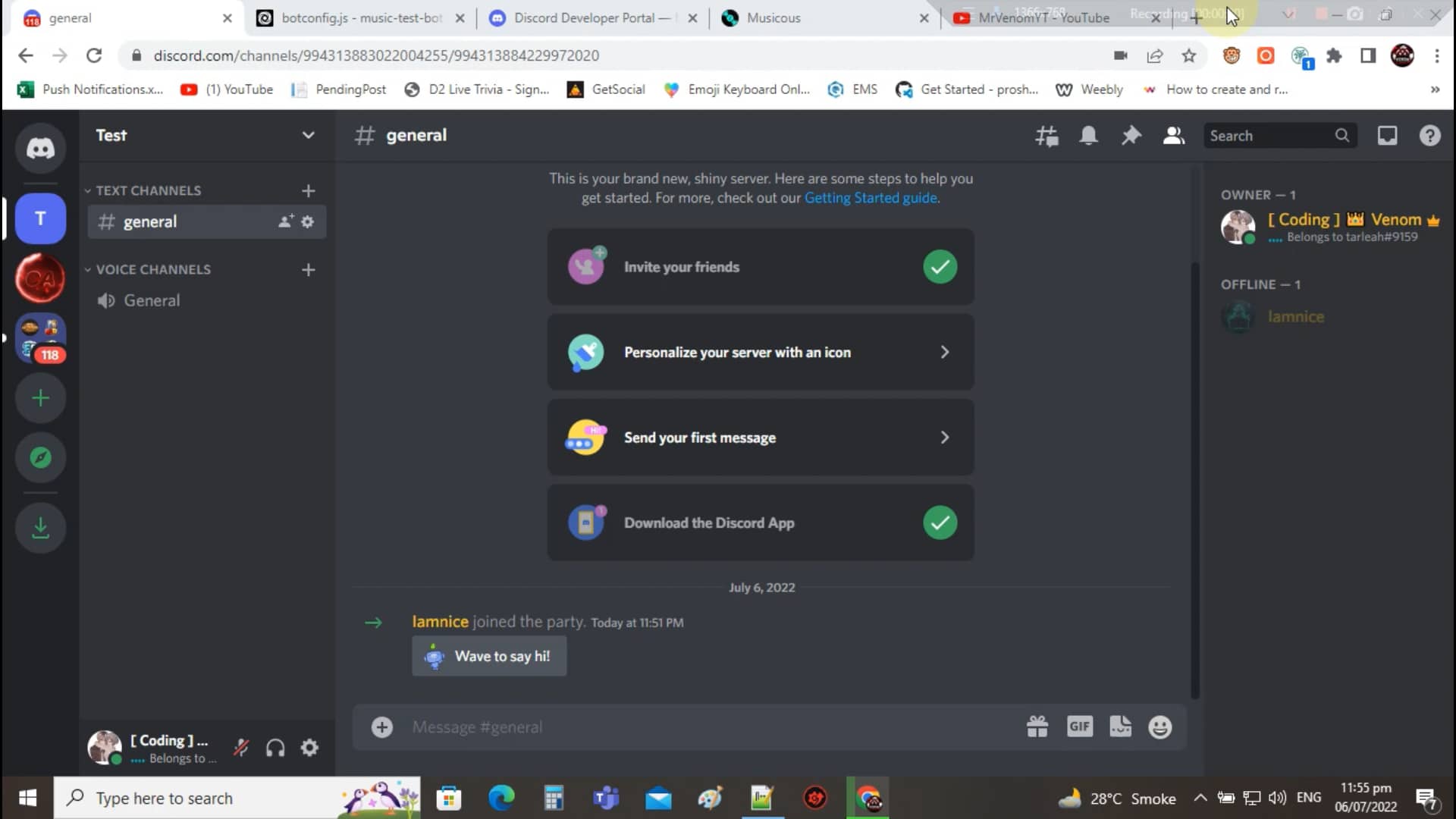 How to make a Music discord bot like Groovy discord server on replit ...