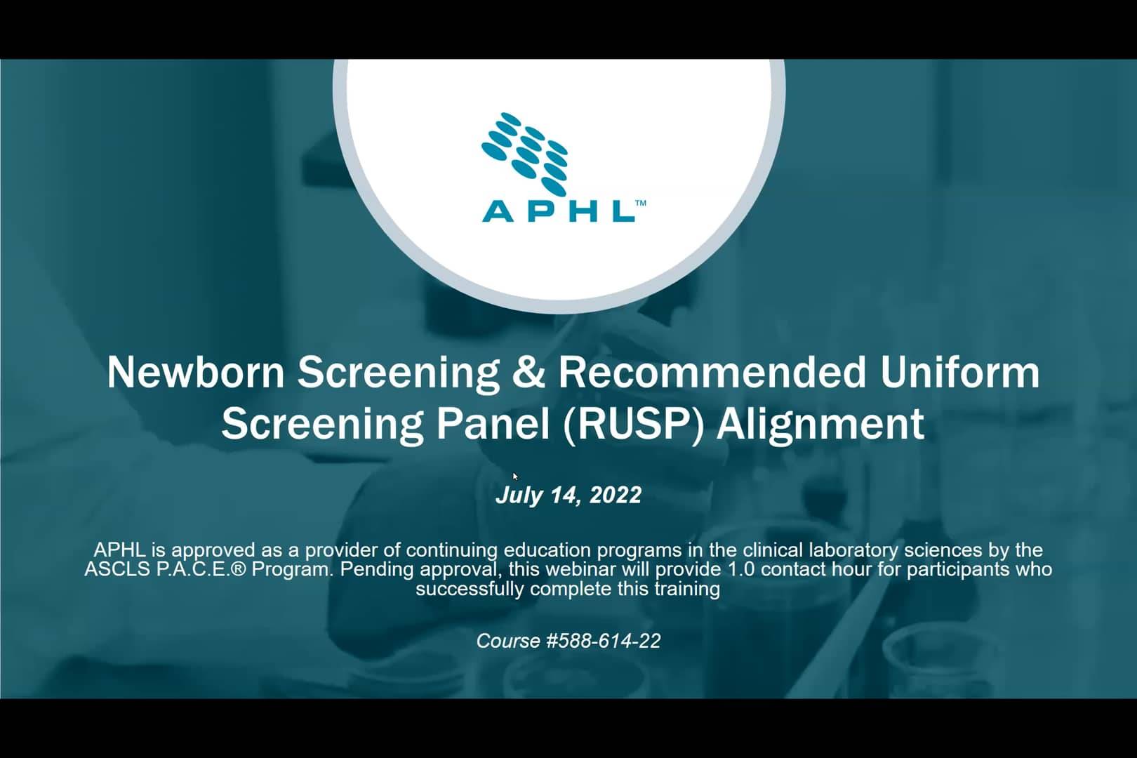 Newborn Screening & Recommended Uniform Screening Panel (RUSP ...