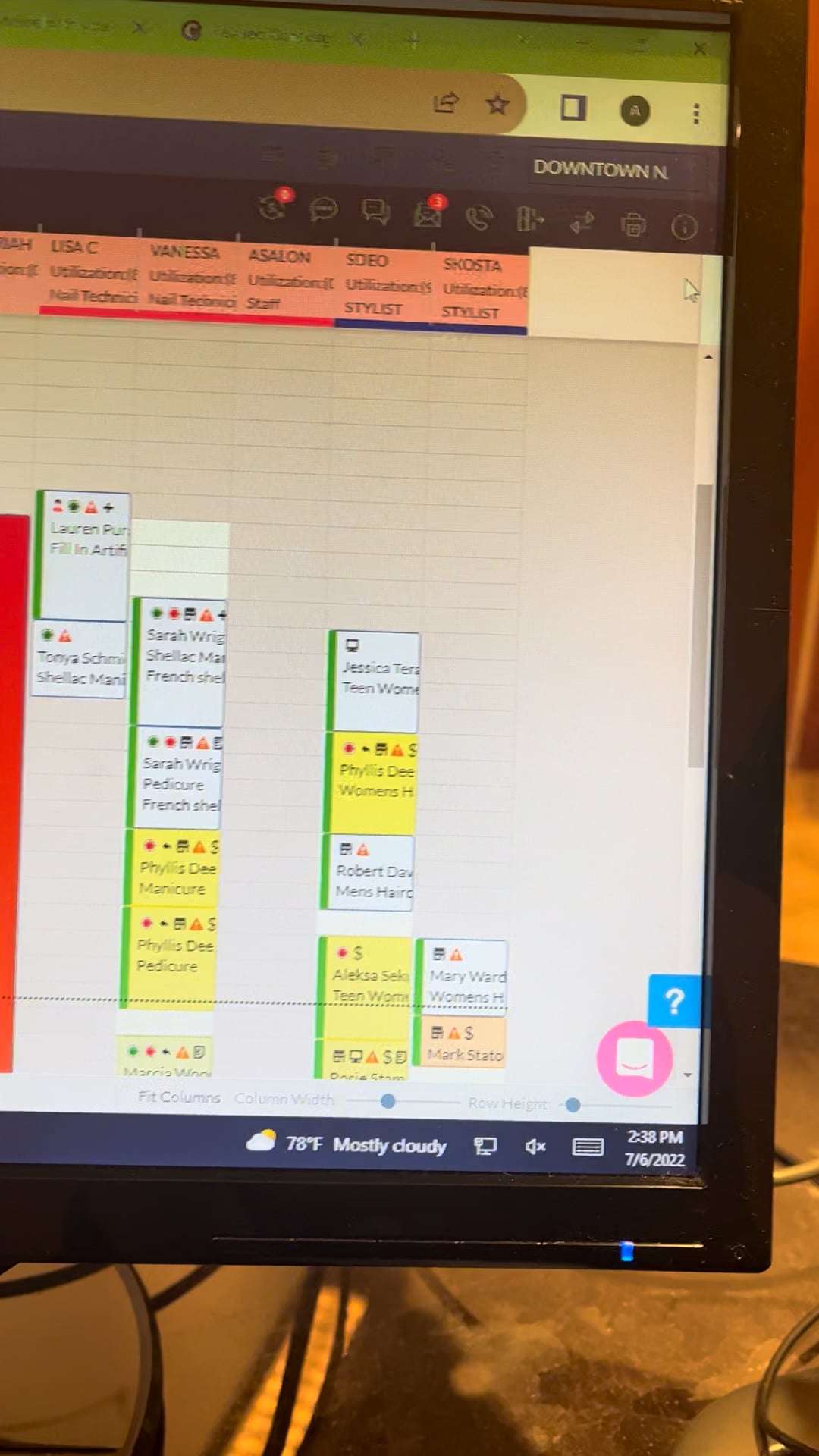 Zenoti What Do The Icons Mean In Each Appt