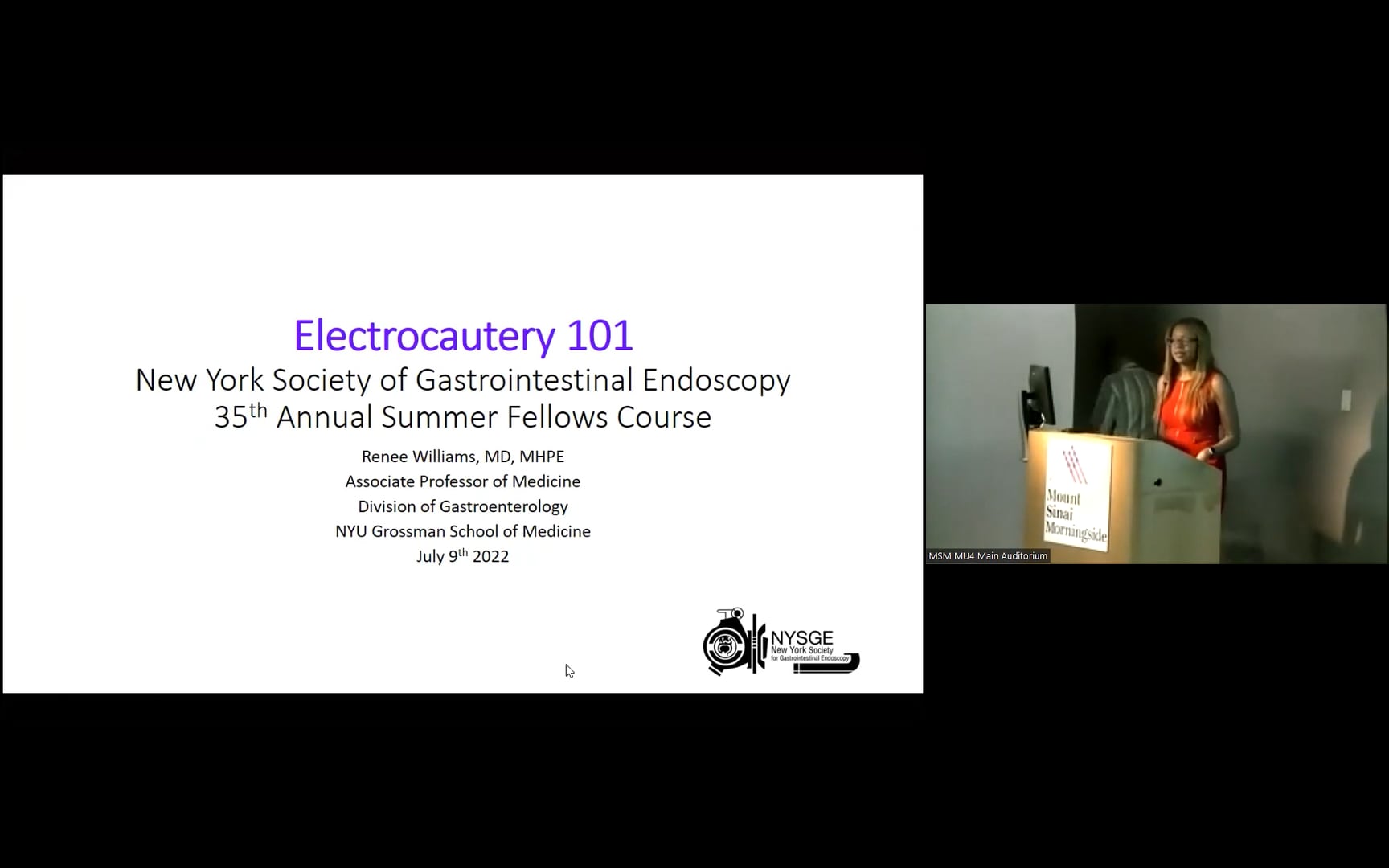 Electrocautery 101 - Renee L. Williams, MD on Vimeo