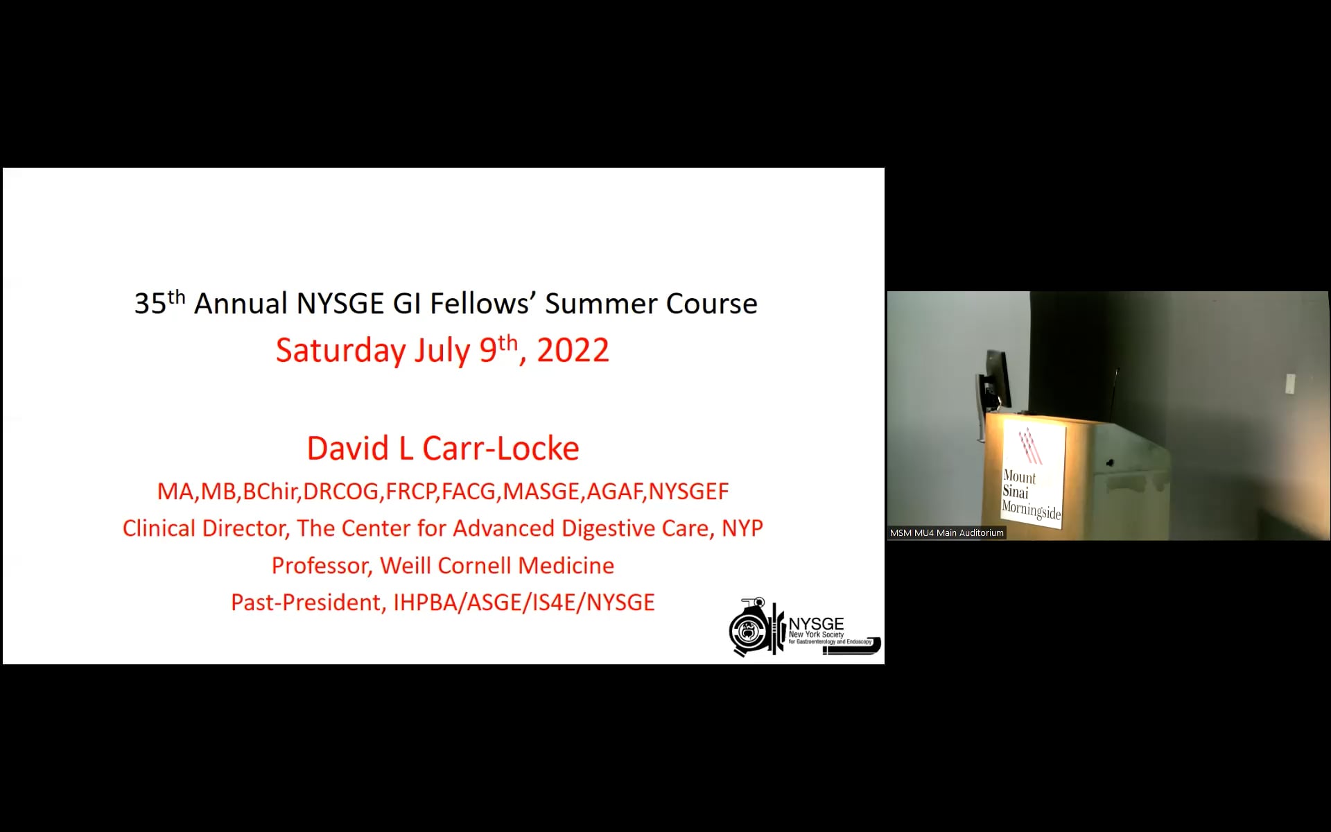 Foreign Body Removal - David L. Carr-Locke, MD on Vimeo