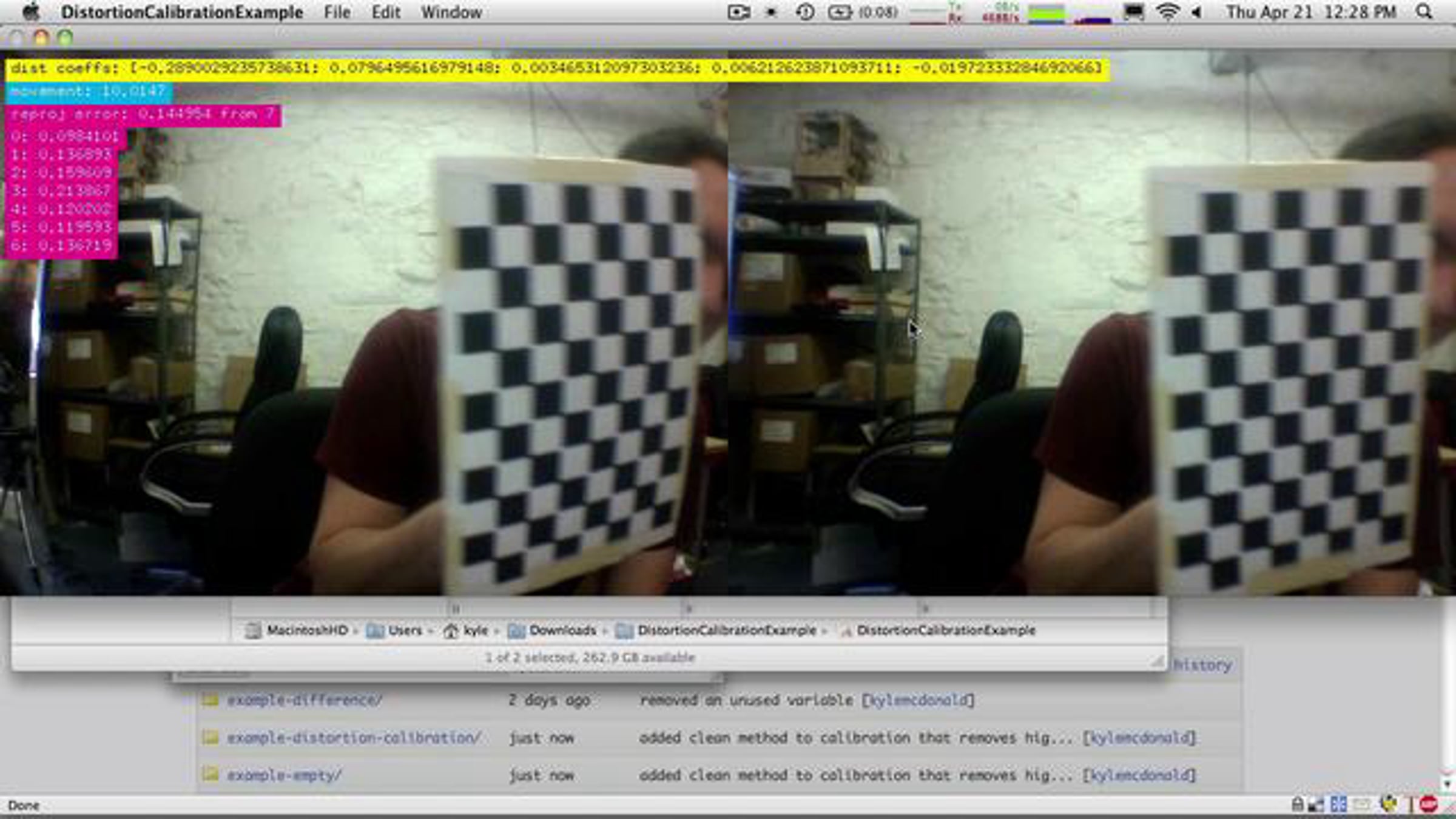Easy Camera Calibration