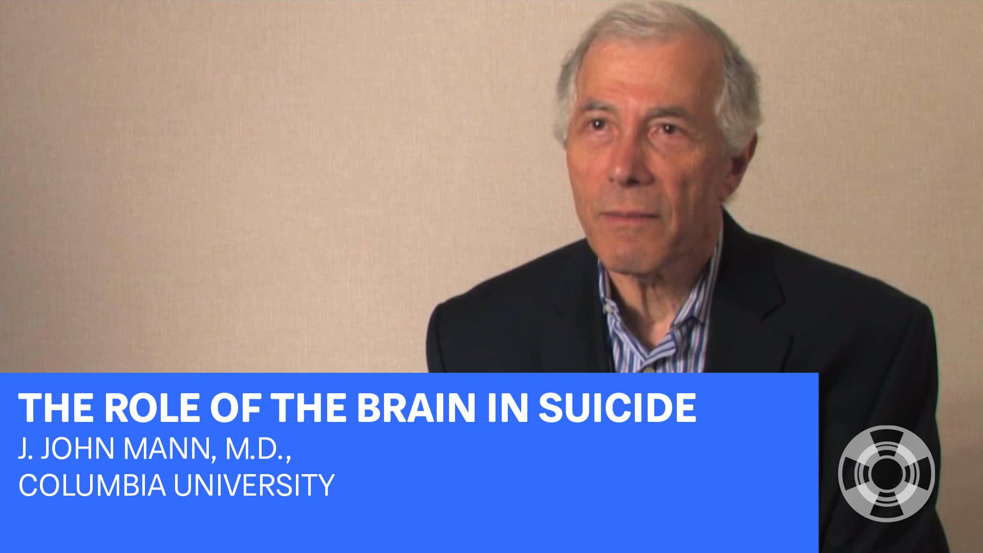 J. John Mann, M.D. - The role of the brain in suicide on Vimeo
