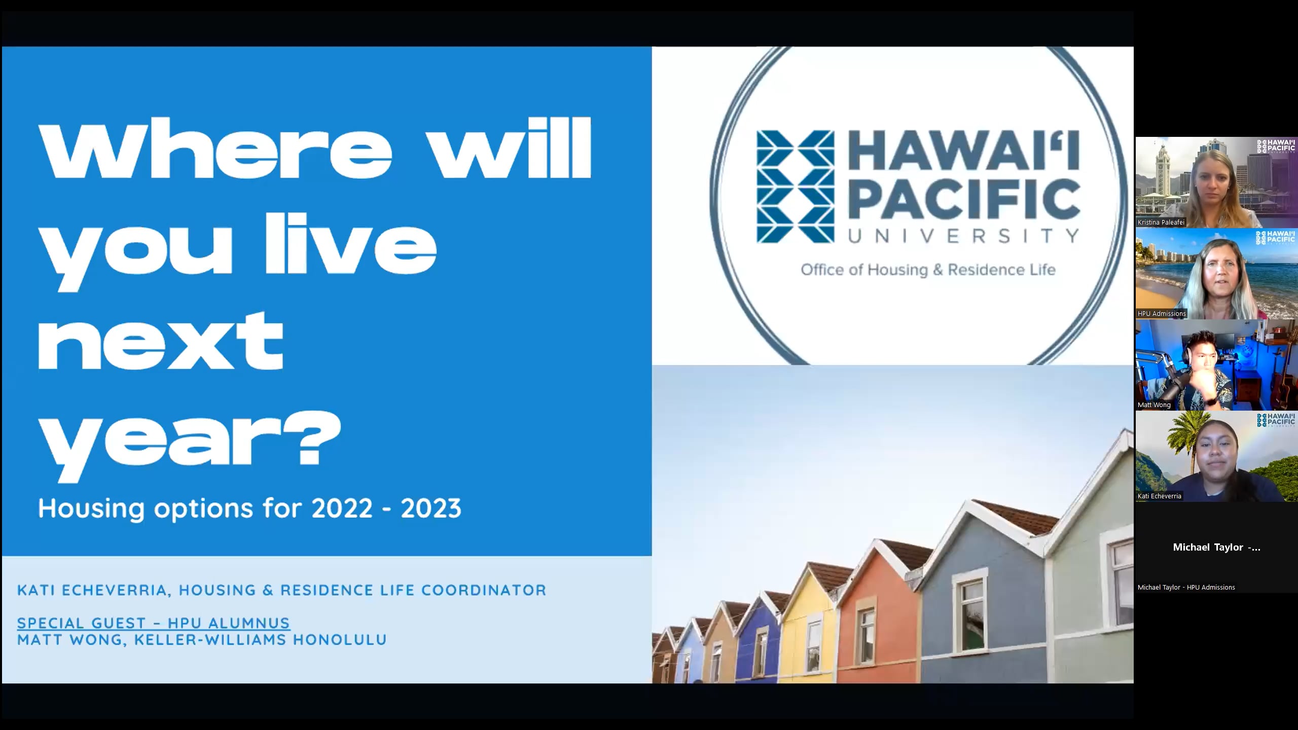 HPU Off-Campus Housing Webinar – July 12, 2022