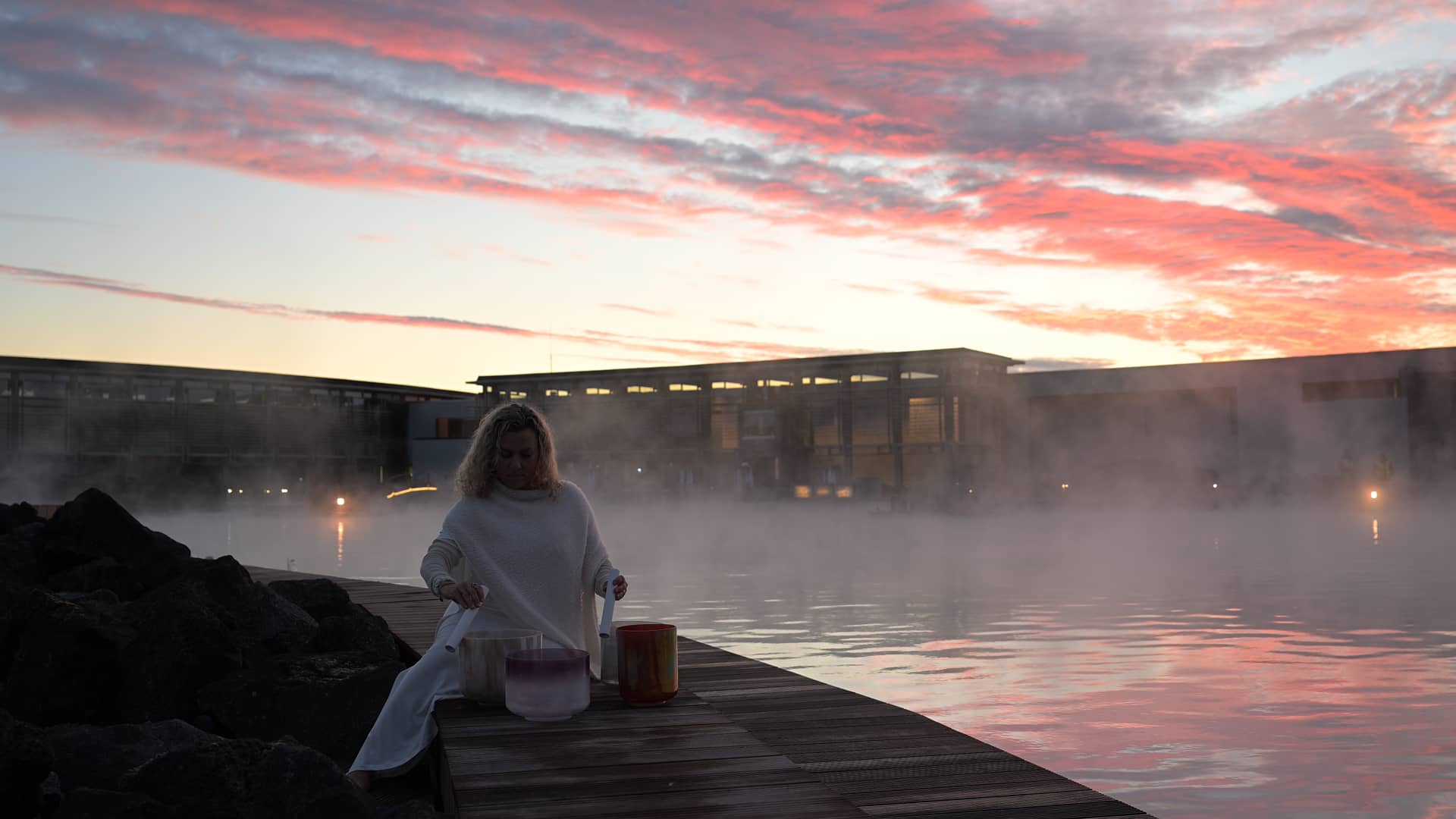 Midnight Sun Blue Lagoon on Vimeo