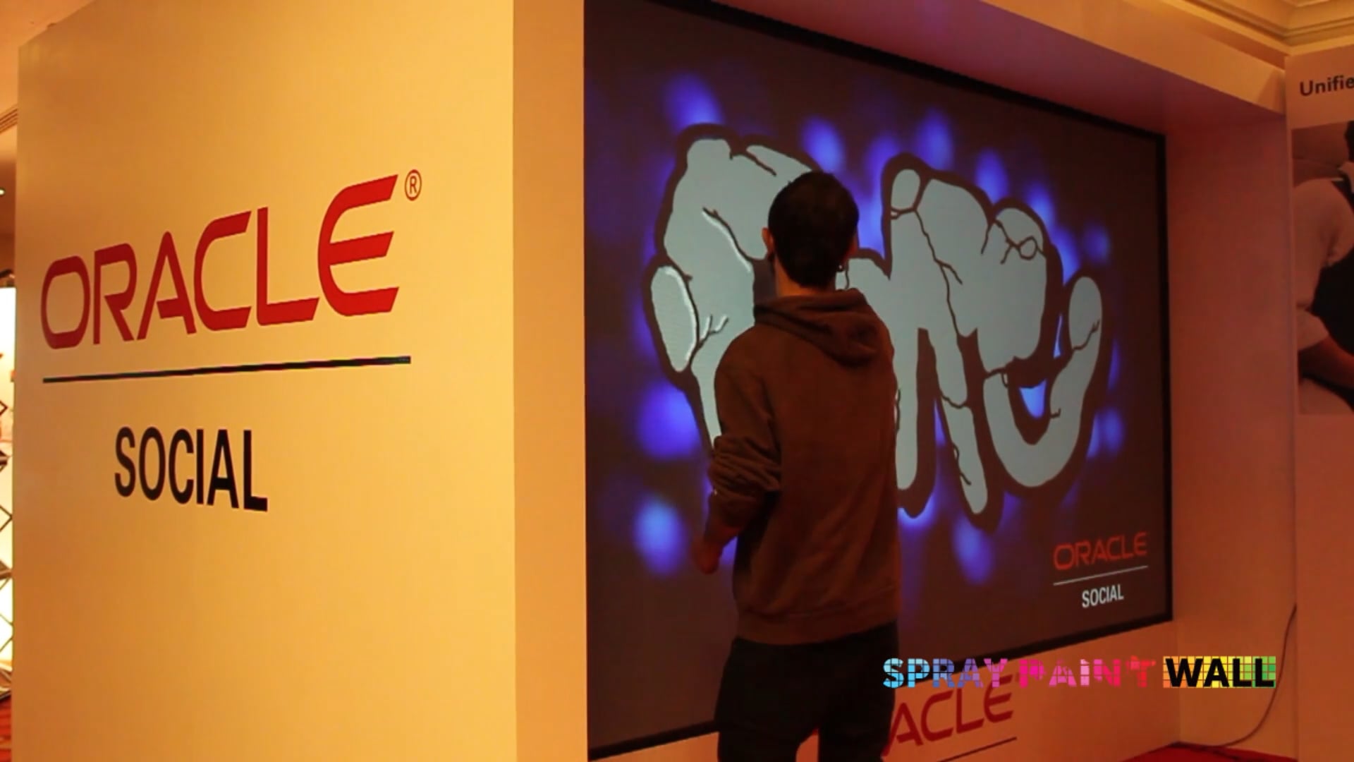 Spray Paint Wall - Oracle - Digital Graffiti Wall.mp4 on Vimeo