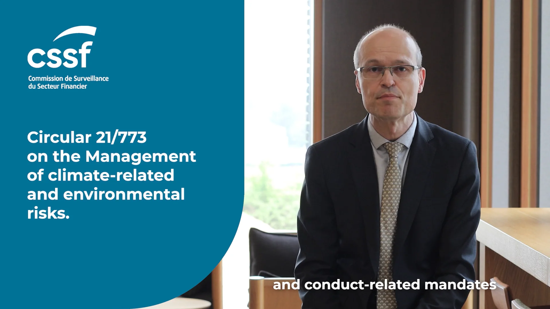 Circular CSSF 21/773 on the management of climate-related and ...