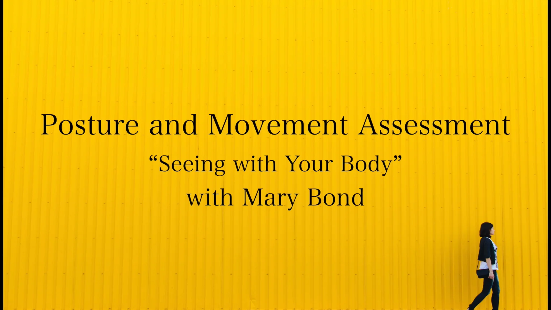 Watch Seeing With Your Body Online | Vimeo On Demand on Vimeo