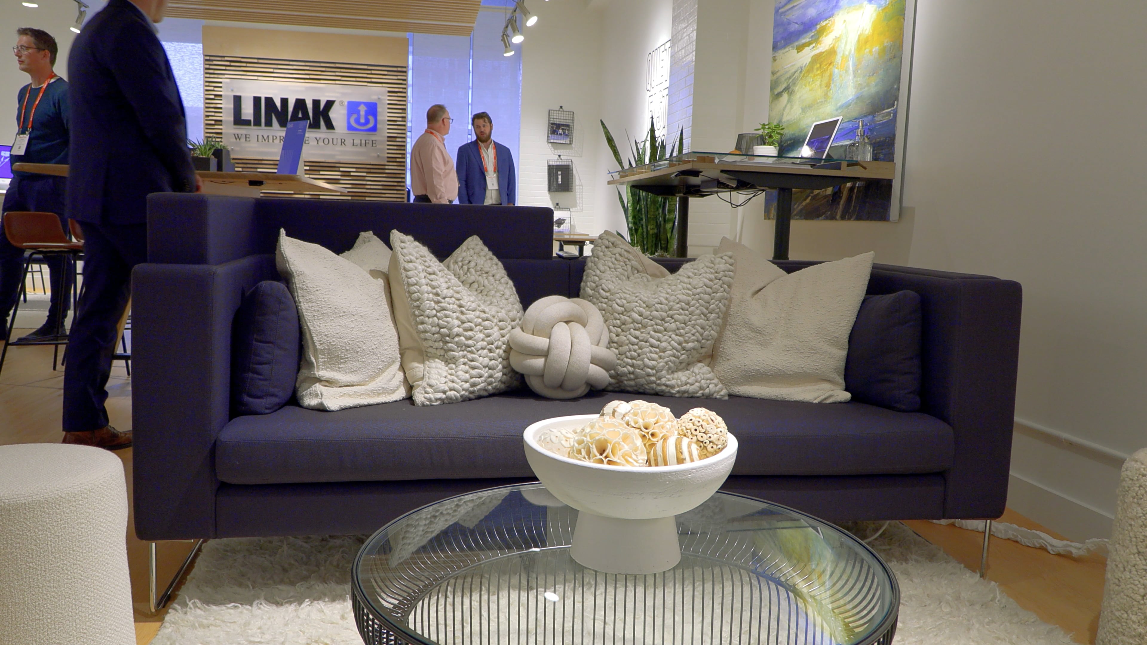 LINAK "Chill Out" Couch at NeoCon 2022 on Vimeo