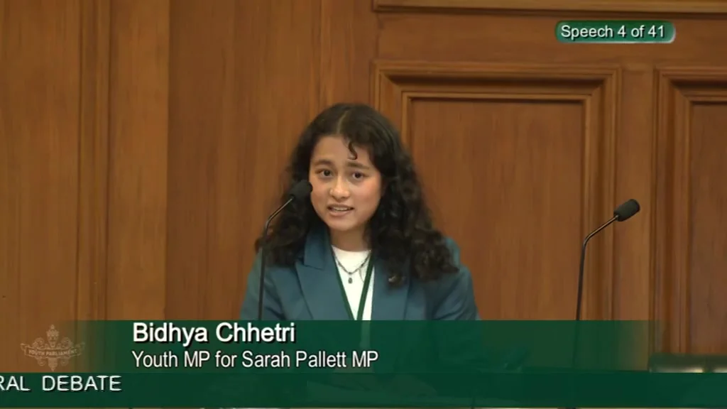 General debate speech: Bidhya Chhetri | Youth Parliament 2022