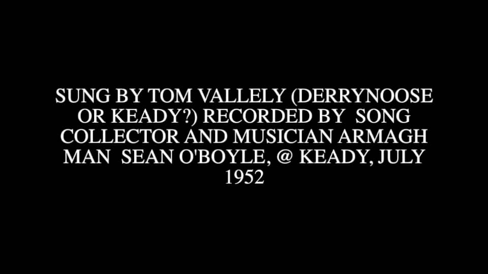 Tom Vallely sings the Jolly Roving Tar on Vimeo