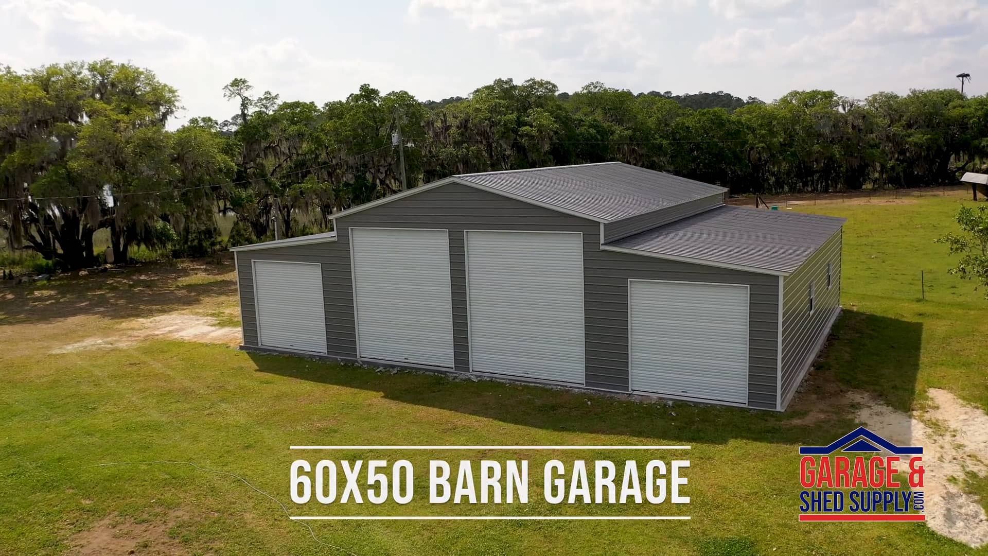 60x50 Barn Style Garage on Vimeo