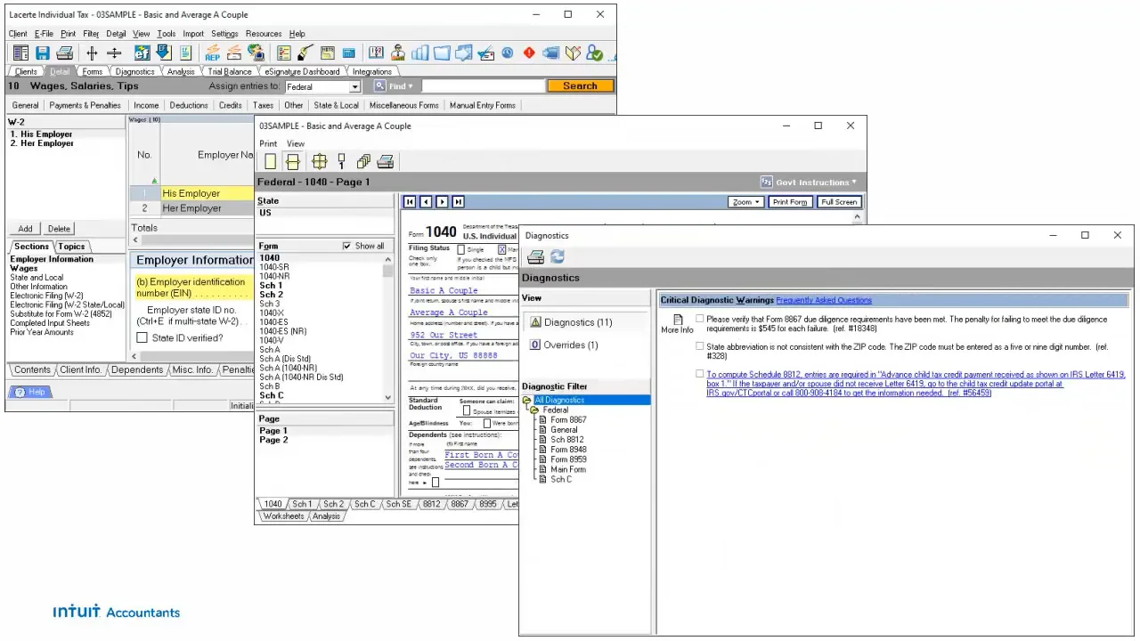 Intuit Lacerte Training - Intuit - Lacerte - Pop-out Screens & Split ...