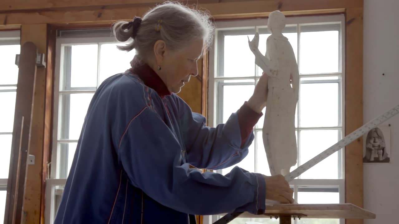 Penelope Jencks sculpts Mary Heaton Vorse on Vimeo