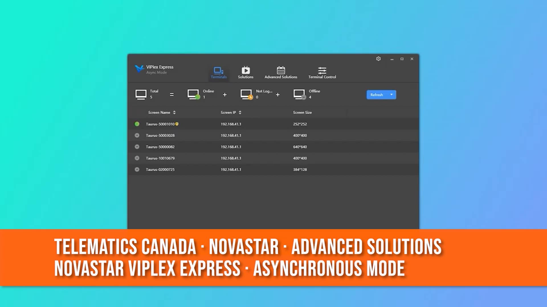 NovaStar ViPlex Express · Asynchronous Mode · (04) Advanced Solutions ...