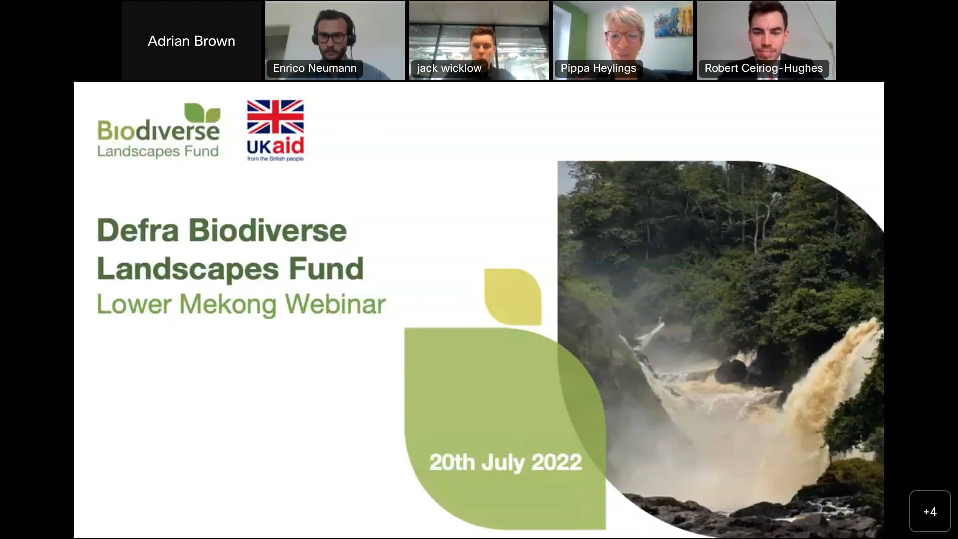 Biodiverse Landscapes Fund - Lower Mekong Webinar - 20 July 2022 on Vimeo