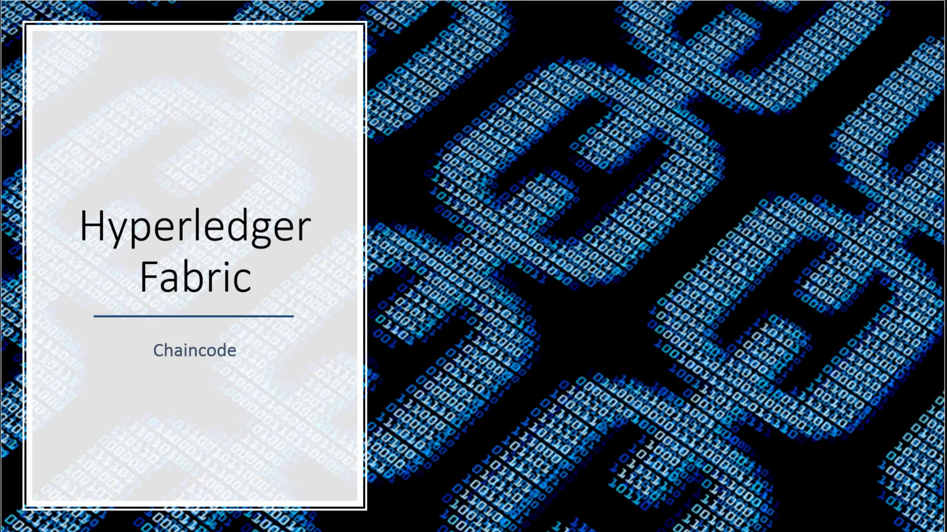 55_Hyperledger Fabric DD Chaincode Rev1 on Vimeo