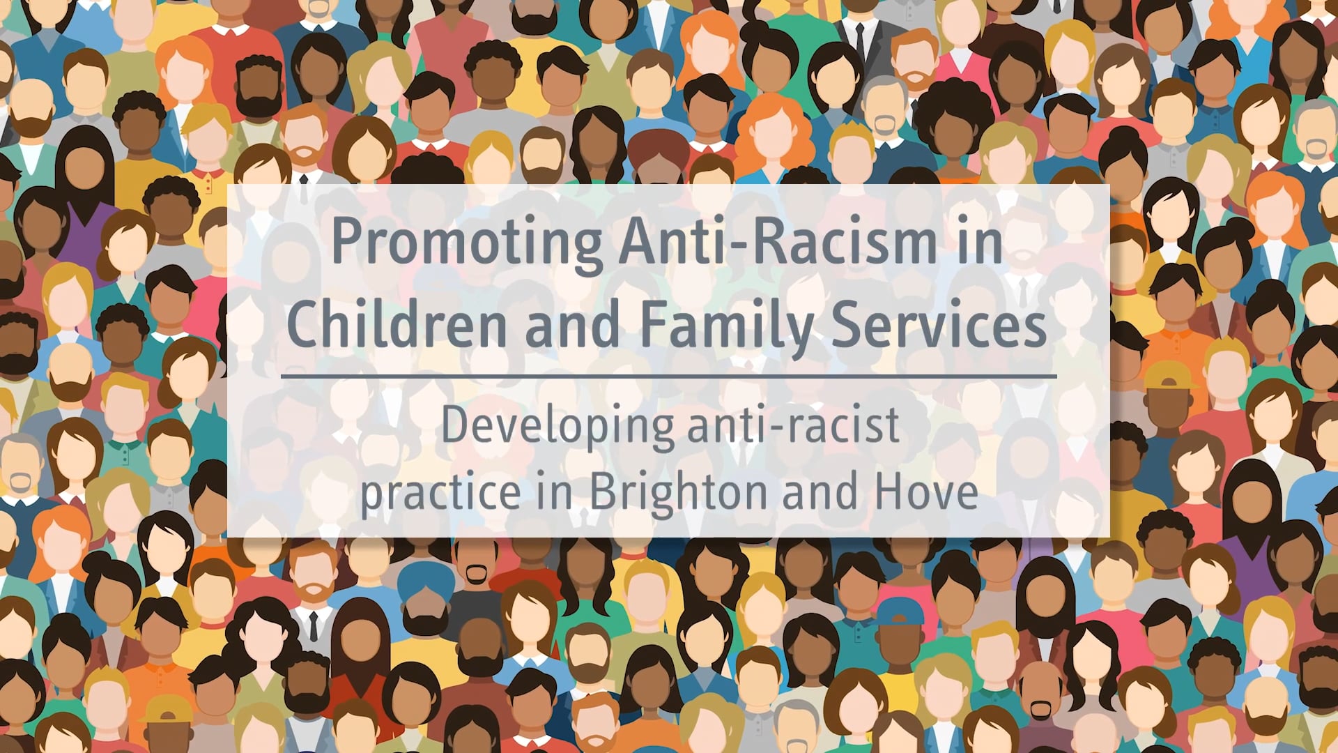 AR17 - Developing anti-racist practice in Brighton and Hove on Vimeo