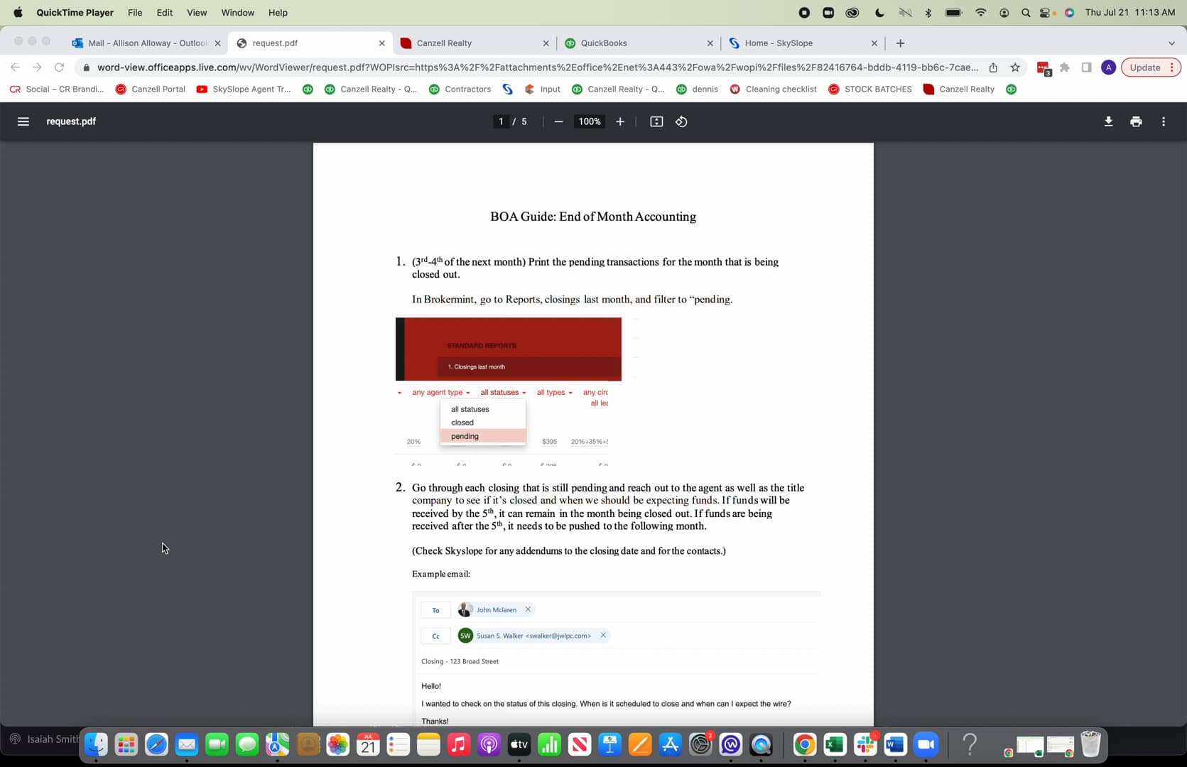 EOM accounting on Vimeo