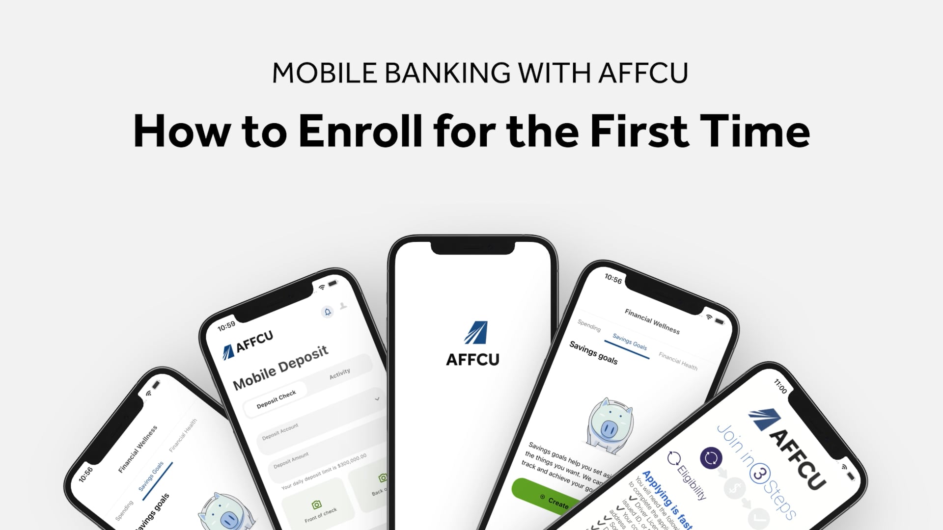 AFFCU - How to Enroll for Digital Banking the First Time on Vimeo