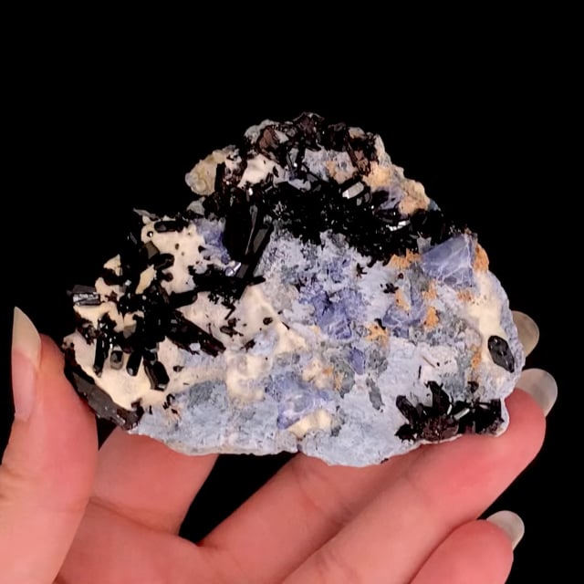 Neptunite with Benitoite (classic material) | Gem Mine (Dallas Gem Mine ...