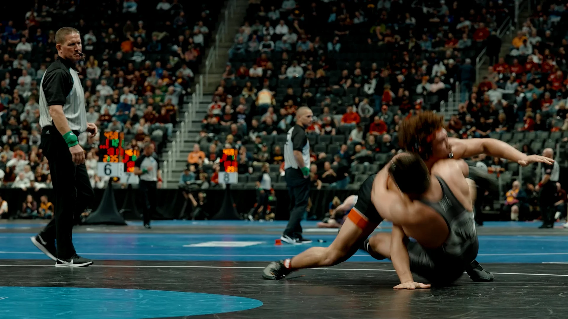 22 03-18 WRST vs NCAA day2session1 zach elam vs campbell pin