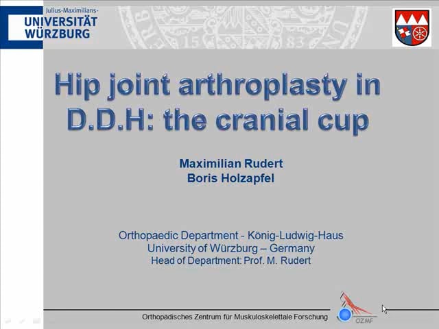 Hip Joint Arthroplasty in D.D.H_ The Cranial Cup - M Rudert_default ...