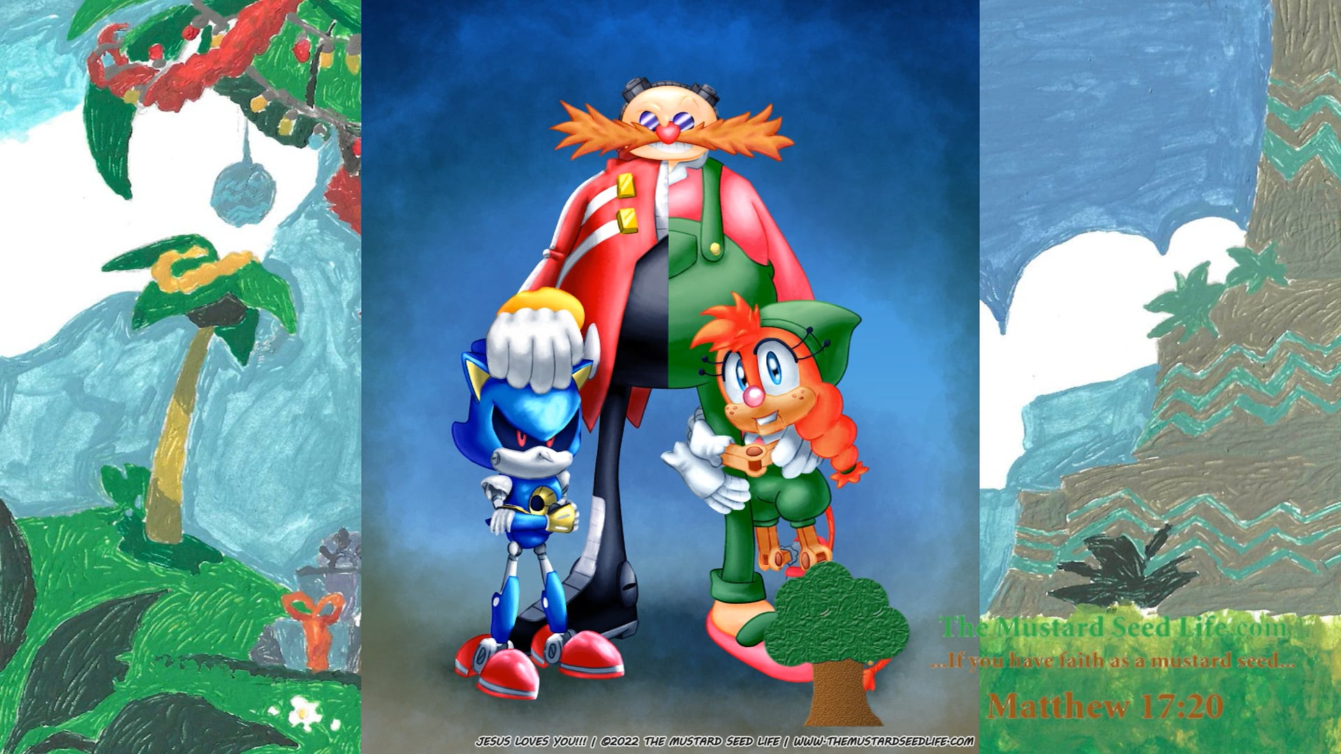 Eggman Family Photo Timelapse | Sonic Fan Art on Vimeo