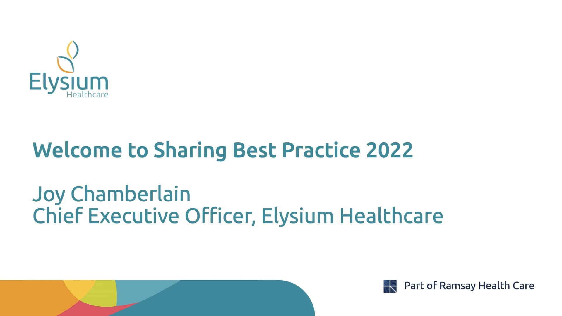 Joy Chamberlain - Sharing Best Practice Conference July 2022 on Vimeo