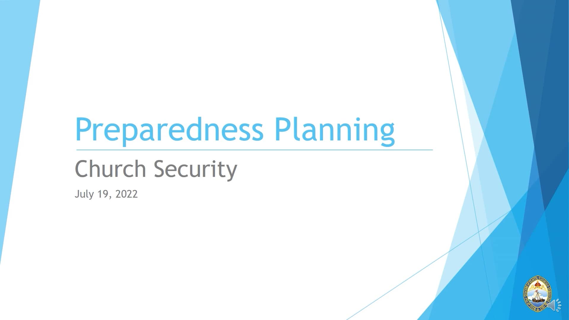 Church Security - Developing Your Plan (July 19, 2022) on Vimeo