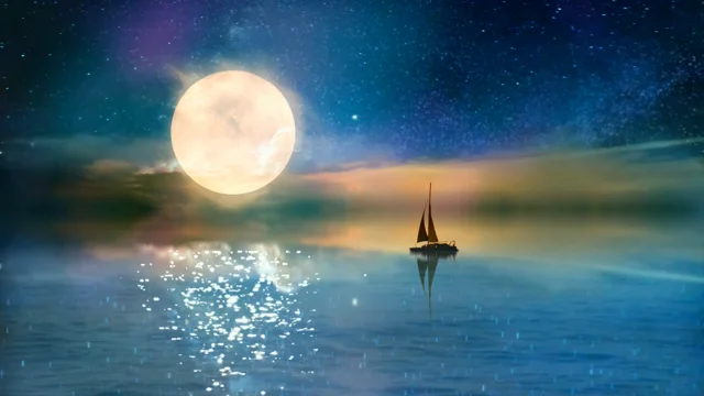 Moon Sea Boat
