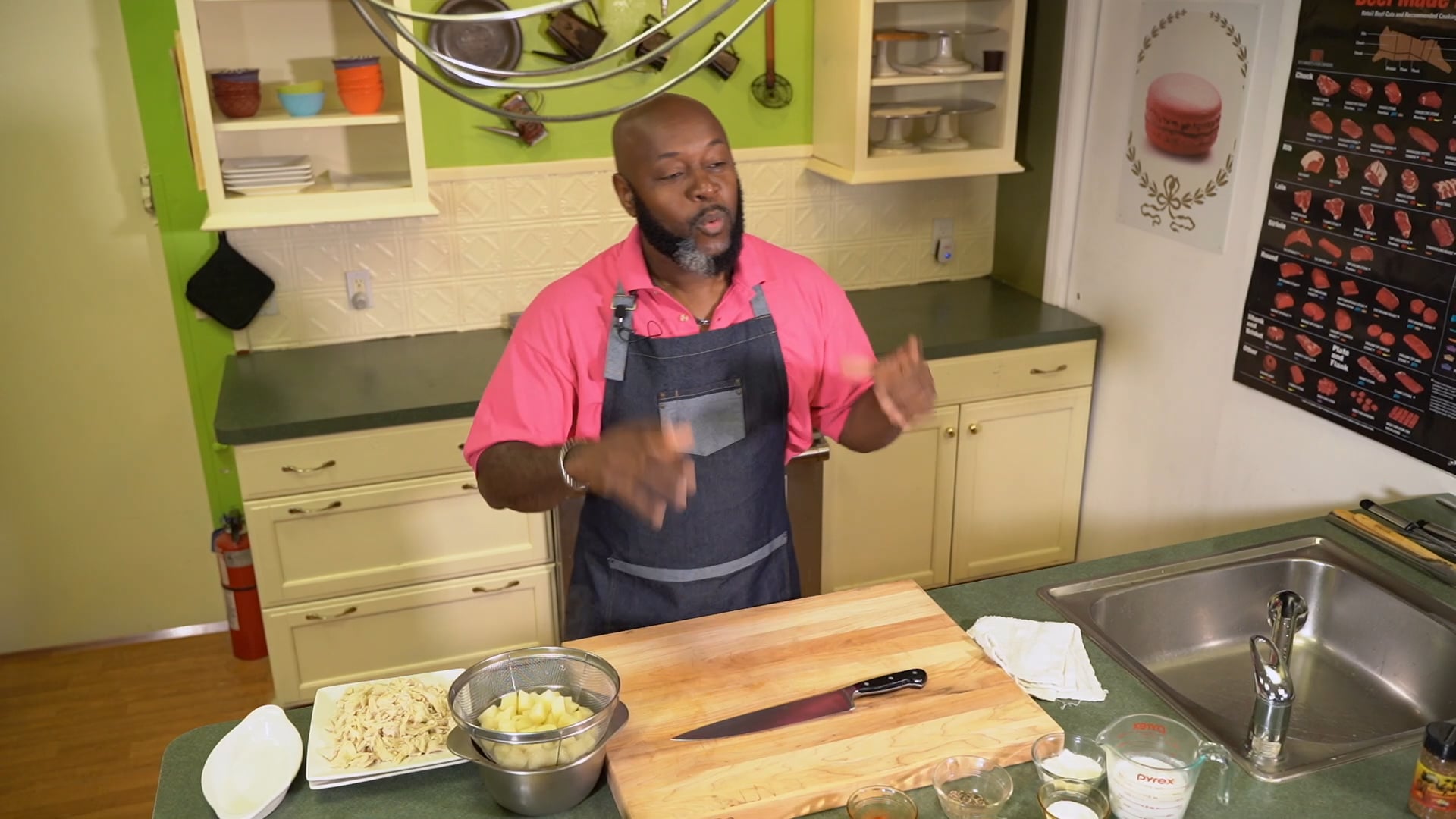 Chef Winston Floribbean Cuisine | Caribbean Chicken Corn Chowder on Vimeo