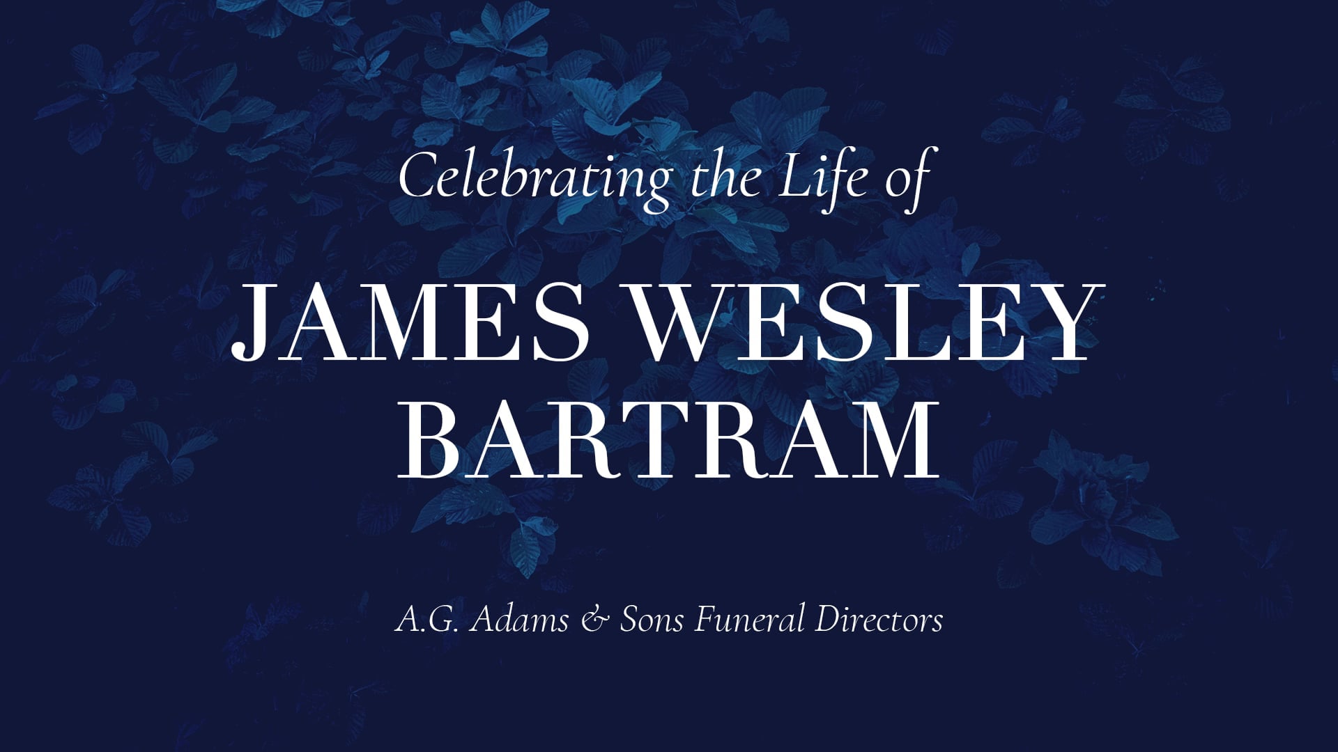 James Bartram on Vimeo