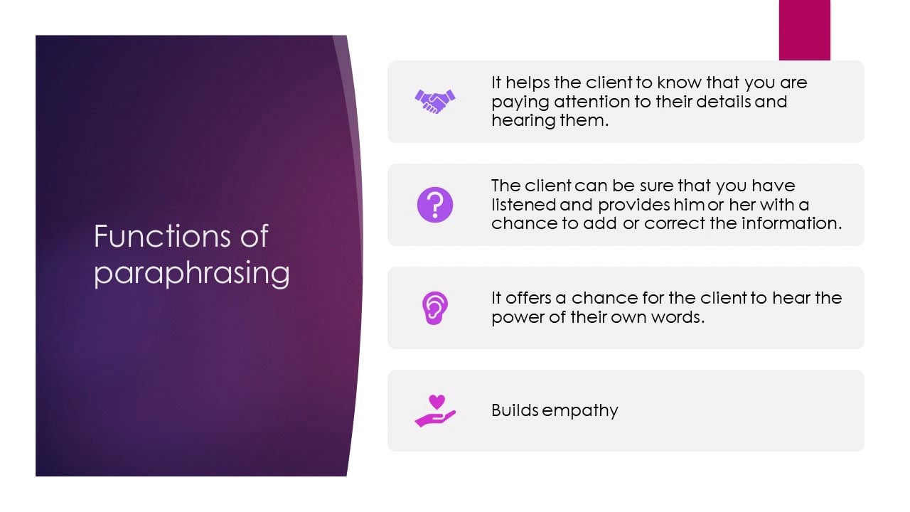 11 Paraphrasing on Vimeo