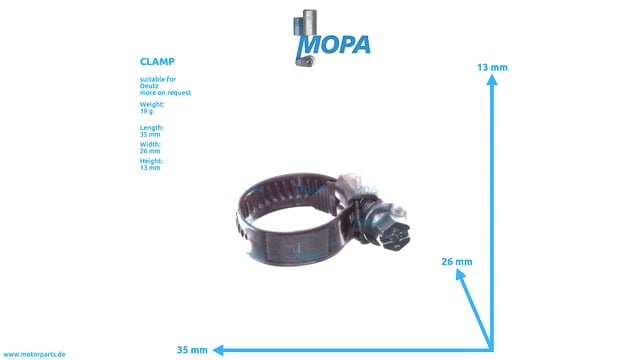 01175568 - MOPA CLAMP suitable for Deutz engines on Vimeo
