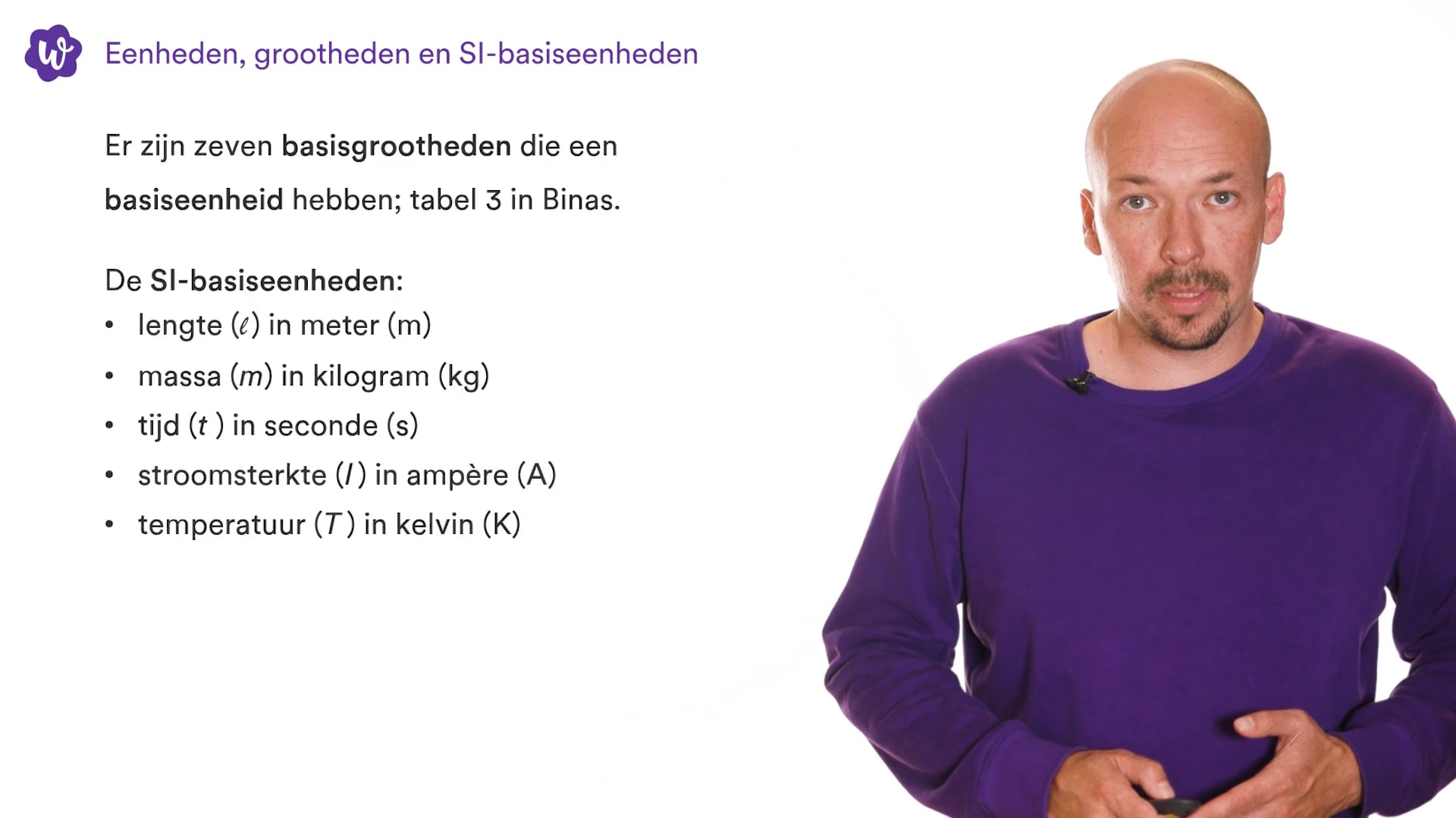 Eenheden, grootheden en SI-basiseenheden oefenen | StudyGo