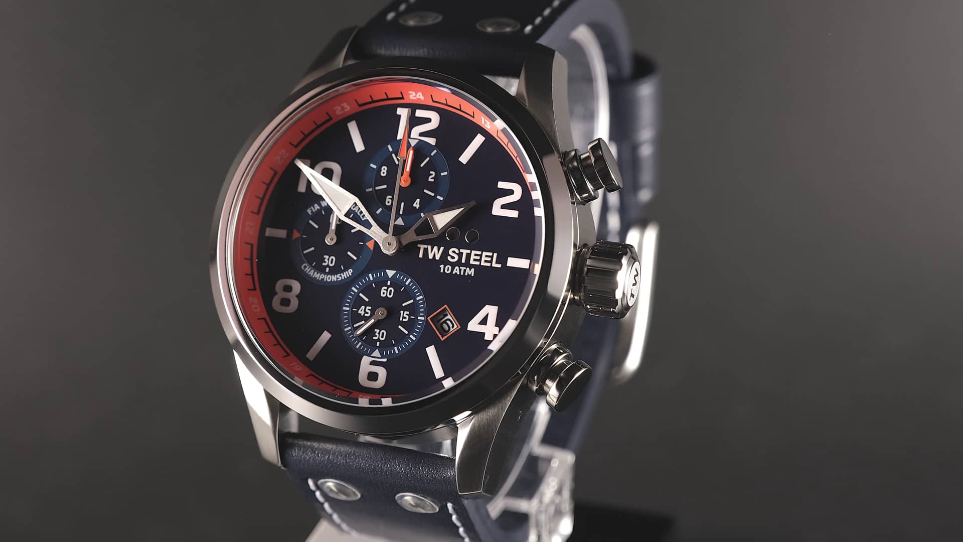 TW STEEL -WRC Volante Special Edition Herrenuhr Blau Chronograph 48mm ...