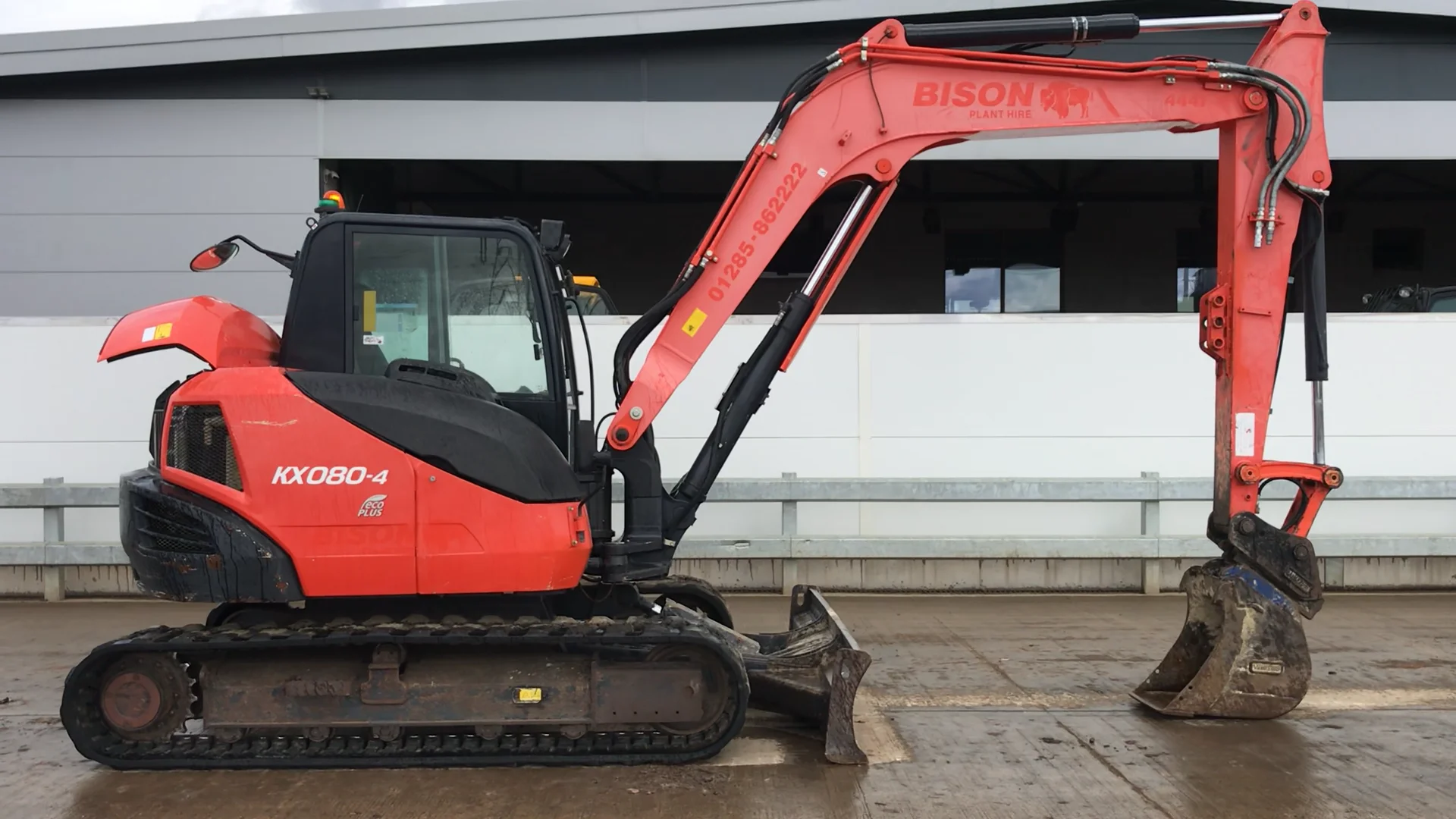 Kubota KX080-4 Rubber Tracks- Leeds August 22 on Vimeo