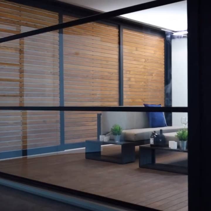 Vertical Glass Sliding Walls on Vimeo