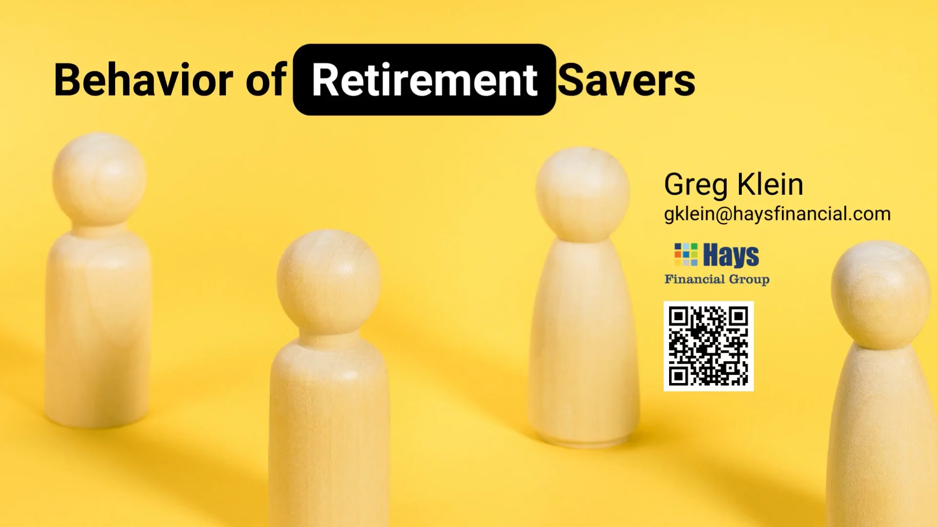 Behavior of Retirement Savers on Vimeo
