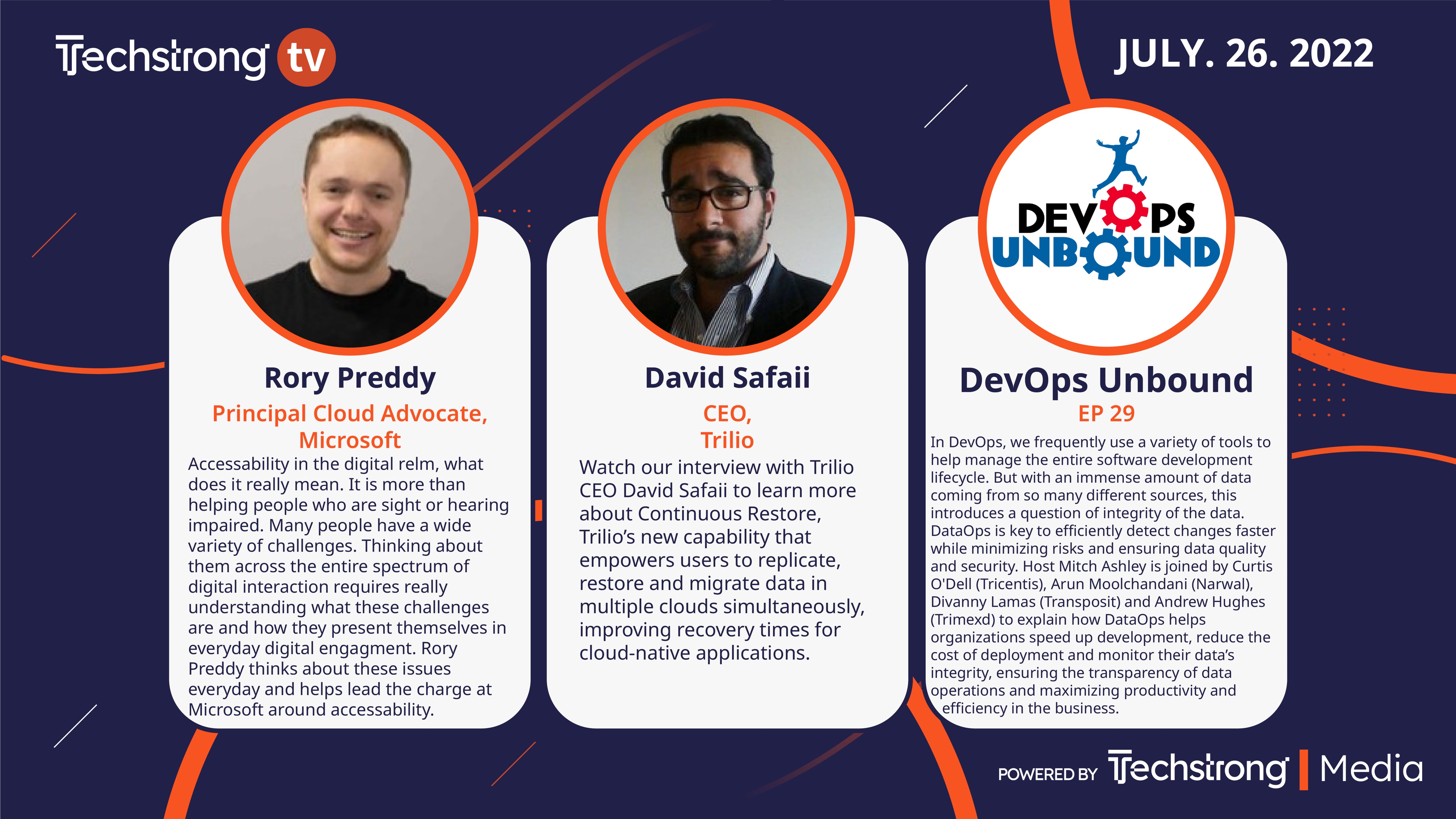 Techstrong TV Live - July 26, 2022 on Vimeo