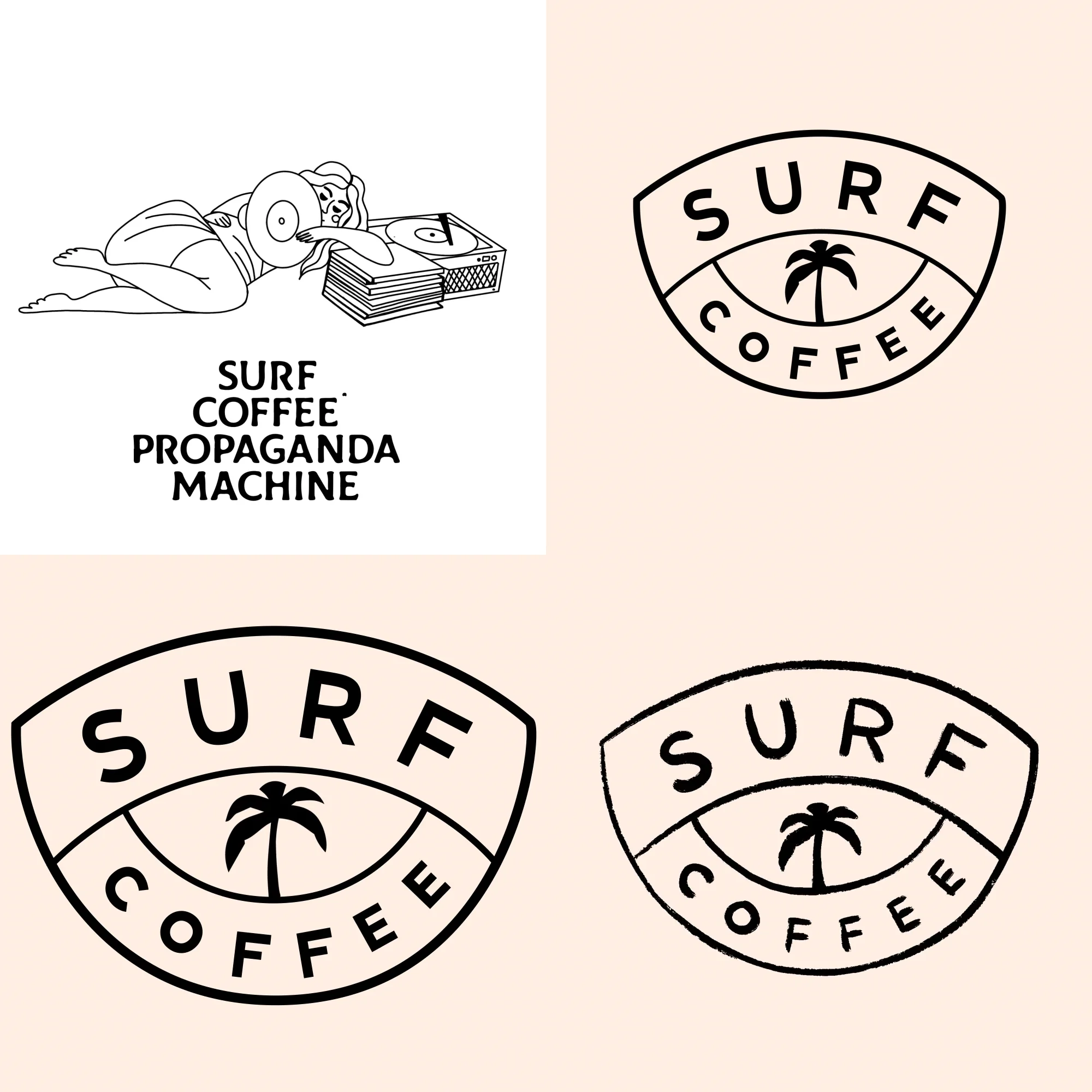 surf coffee logo animation on Vimeo