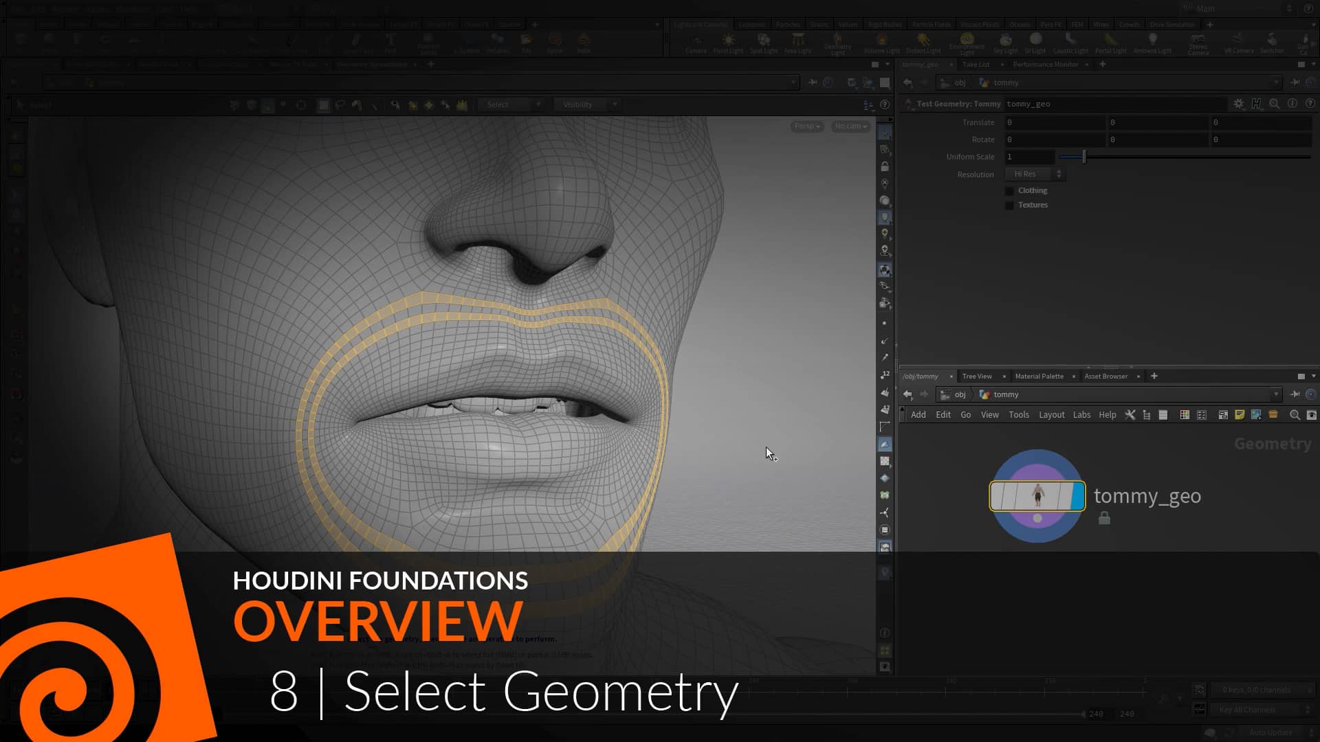 Houdini Foundations | Overview 8 | Select Geometry on Vimeo