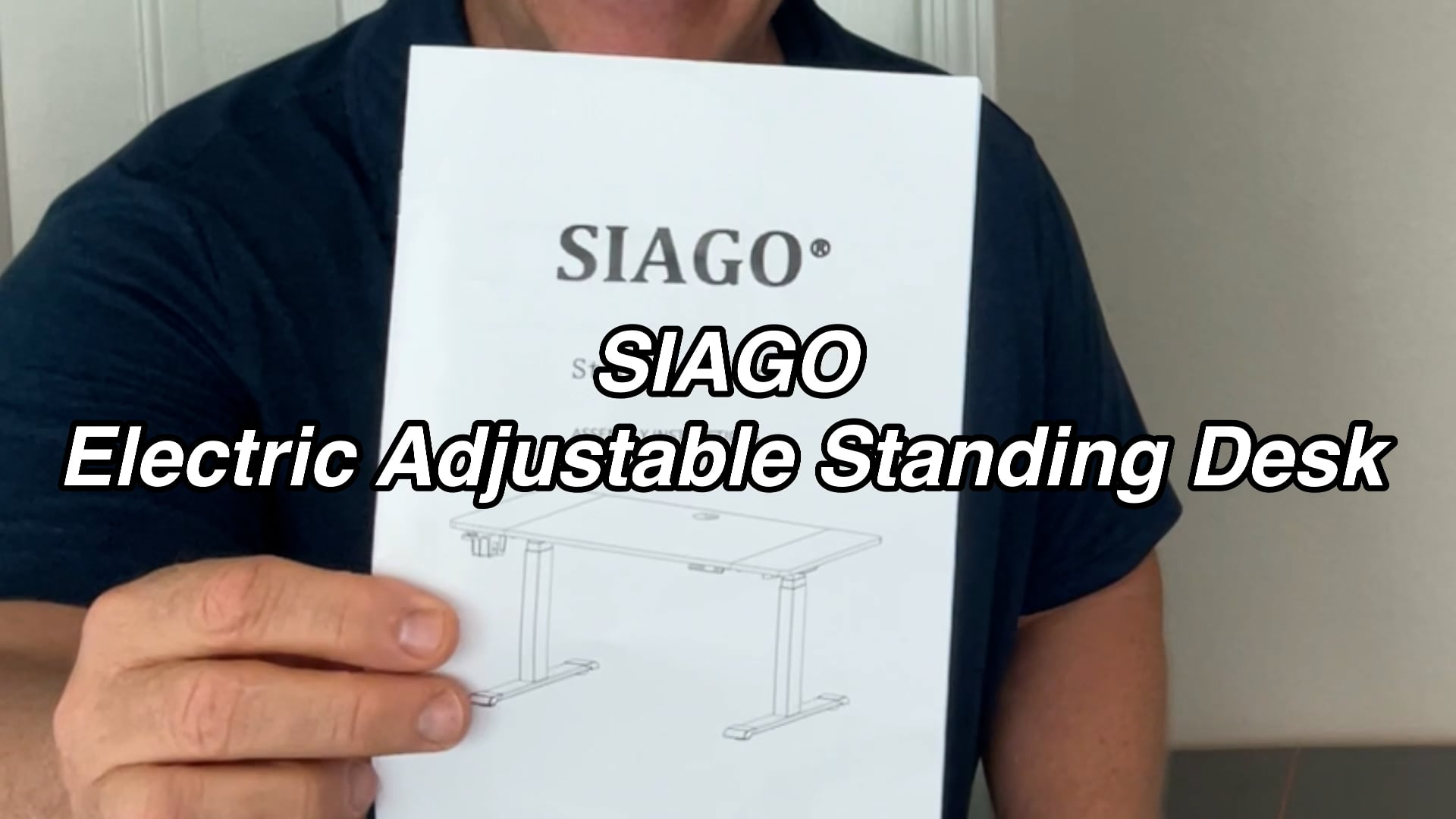 SIAGO Electric Height Adjustable Standing Desk Review and Demo on Vimeo