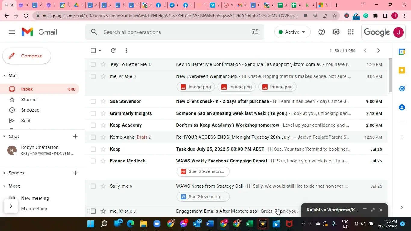 How to get access to send email from the Support@ktbm.com.au email addy ...