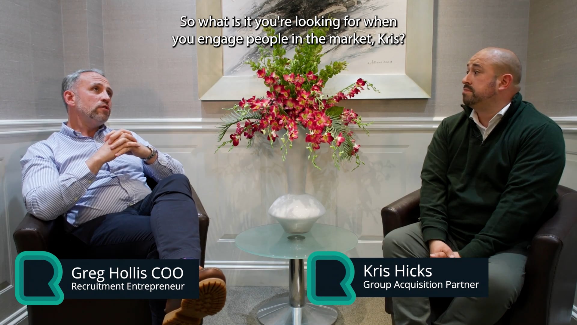 Greg Hollis, COO, and Kris Hicks, Group Acquisition Partner, discuss ...