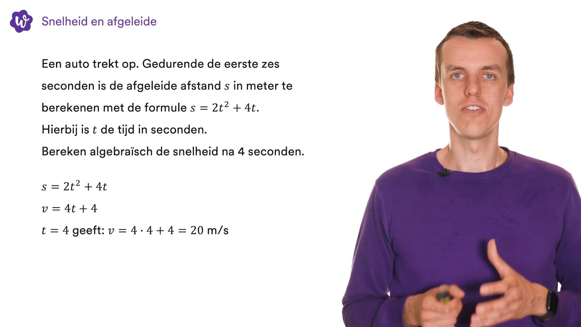 Oefen met De afgeleide functie uit Getal en Ruimte – 4/5/6 vwo – 12 ...