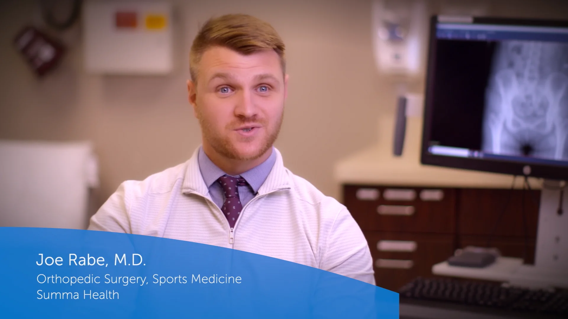 Summa Health Orthopedic Medical Minute with Dr. Joe Rabe, Talks Sports ...