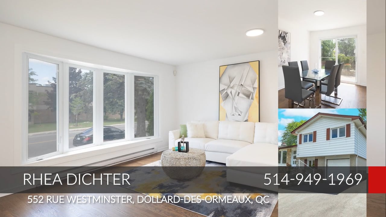 552 Rue Westminster, Dollard-des-Ormeaux, QC | Rhea Dichter on Vimeo
