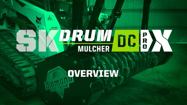 SK Drum Mulcher DC Pro X Attachment | Diamond Mowers